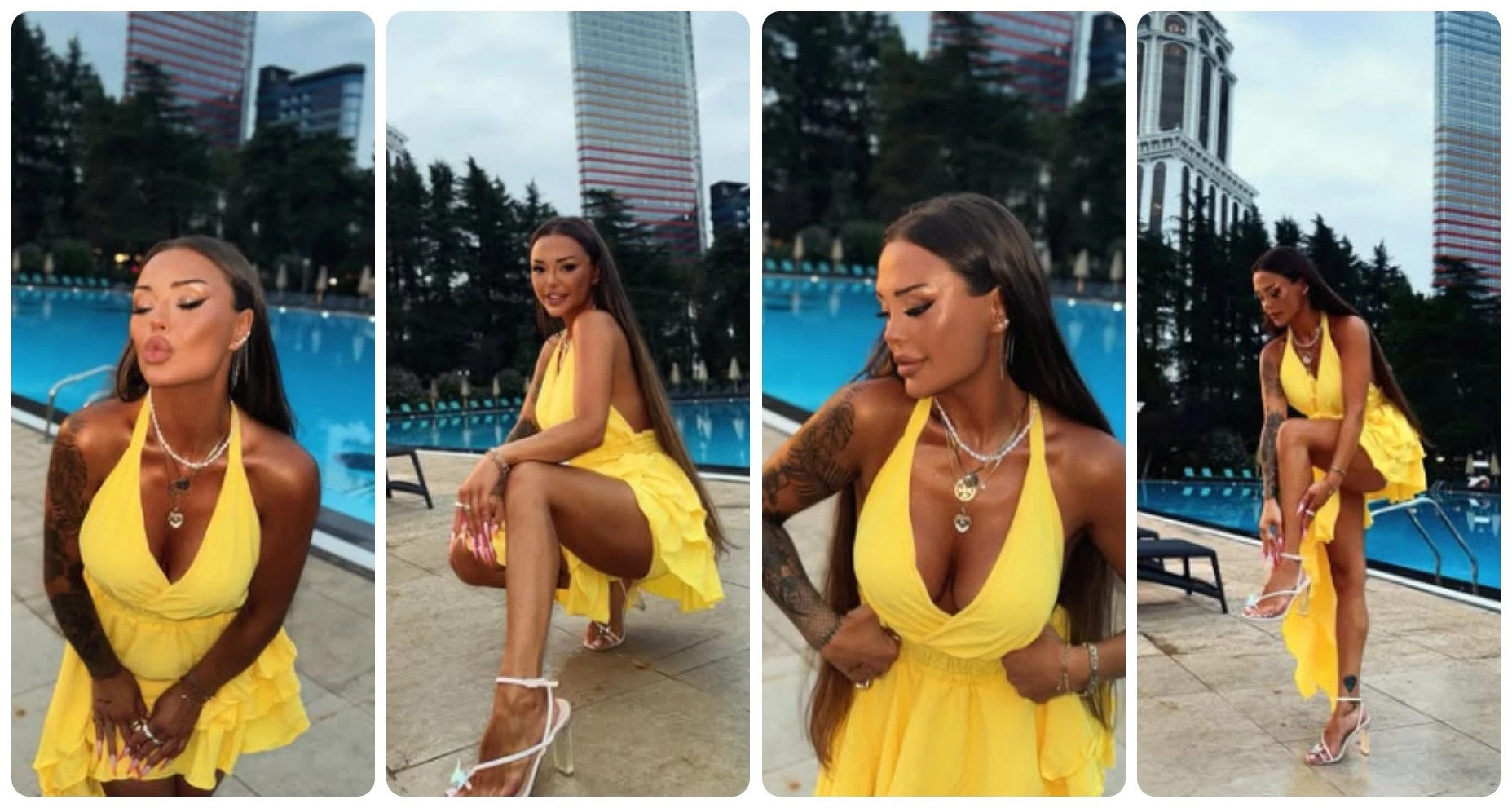 „ყველაზე ლამაზი ხარ...“ - ლინდა ადამია ყვითელ კაბაში ბრწყინავს